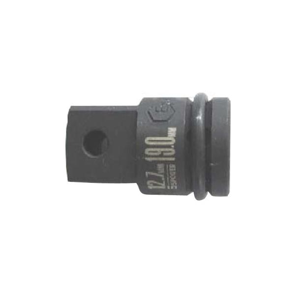 特徴インパクトレンチでお手持ちのソケットを差し込んで使える、変換アダプターレンチ差込角をサイズ変更します。仕様変更サイズ：12.7mm〜19.0mm材質：Cr-Mo