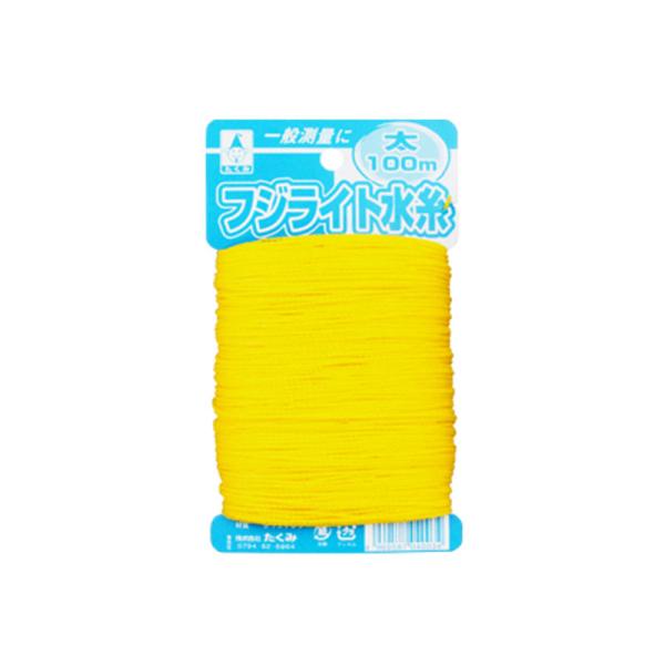【特長】見やすい黄色のポリエチレン水糸。糸の太さx長さ：約1.2mmx100mカードサイズ(mm)：約154x90糸：ポリエチレン100％