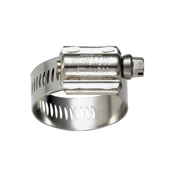 特徴ワイヤ入りの頑丈なホース等、特に圧力が必要される箇所の使用に最適です。硬度の高いステンレス鋼を使用。ハイ・トルクは普通ホースクリップの2倍以上の締付力を保有しています。英国海運省・航空省・NATO(北大西洋条約機構)とロイドの設定品で航...