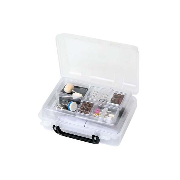 特徴女性にも持ちやすく、使いやすい軽量細型ハンドル。携帯用ケースで簡単収納。ネイルケアもできるビット付き！仕様電源：AC100V 50/60Hz定格消費電力：5W定格使用時間：10分(連続使用時間)無負荷回転数：12000min(-1)(回...