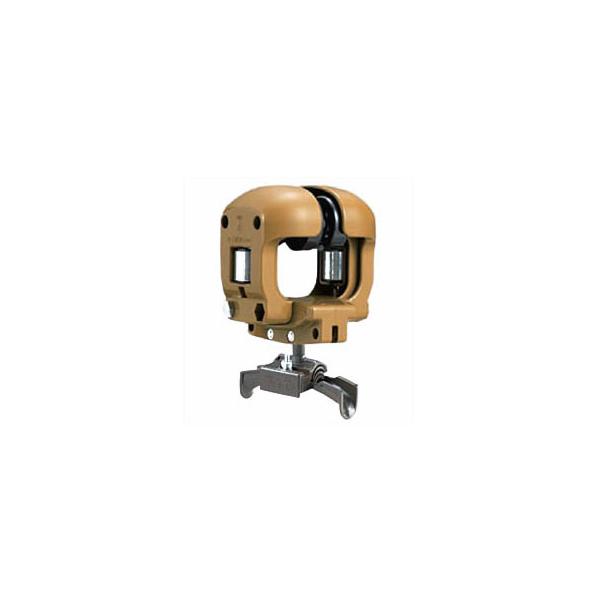 仕様Rブラケット組付け品230型H形鋼50mm用ダブルローラーブラケット：1BR