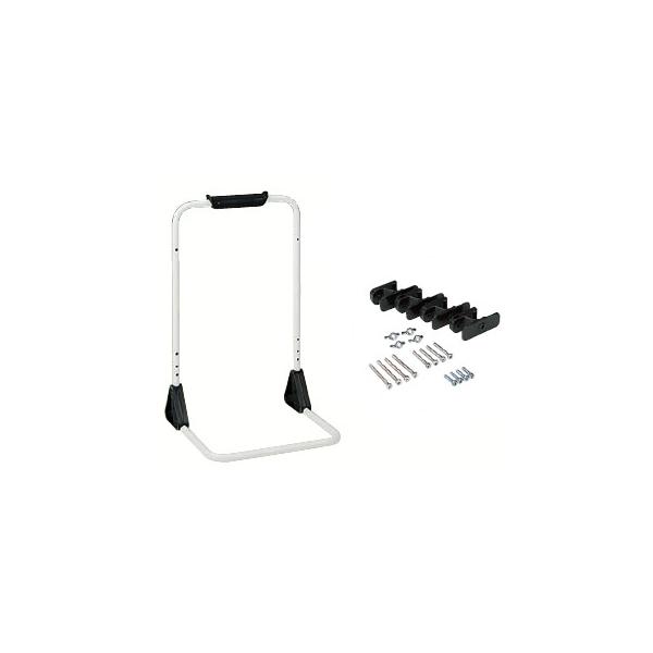 特徴ウオルボックスの移動式仮設スタンドです。各種展示会、イベントの仮設電源工事に最適です。軽量、コンパクトで取り扱いがラクです。仕様適合：WB-12A(O)、13A(O)、14A(O)型重量：850g