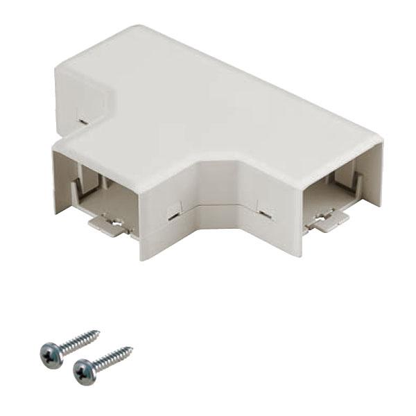 特徴ダクトの分岐に使用します。仕様屋外・屋内兼用規格：60型色：カベ白タッピンねじ付( ケーブル収容 配管 耐候性 耐衝撃性 モール ダクト 分岐 )