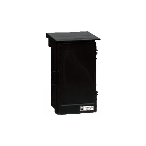 仕様Aタイプ(シンプルなデザイン豊富なカラー&amp;バリエーション)屋根付(タテ型)カラー：ブラック取付けスペース(ELB)：3P 60AF×1ボックス外形寸法(mm)(屋根・突起部等含)：縦295×横196×深さ150有効深さ：100バ...