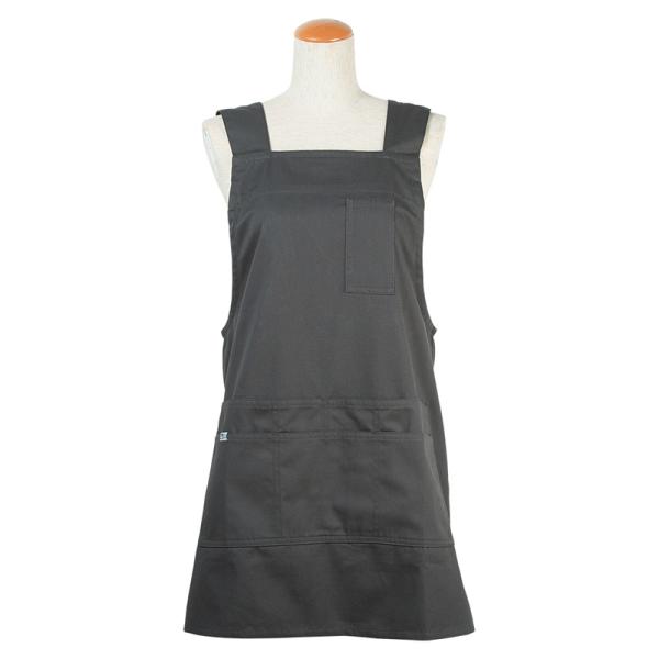 【特長】肩紐を太くし、角度を付けることでズレと肩こりを軽減横紐プラスでさらにズレにくい両脇のすそにスリットが入って動きやすい肩紐の裏側はすべり止め付きでズレにくい作業を助ける収納性の良いポケット付【仕様】カラー：モスグリーンサイズ：Lサイズ...