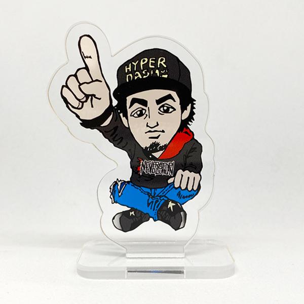 オリジナル　アクリルスタンド　shigeサイズ　本体　約H59mm×W40mm　台座　約38mm×20mm