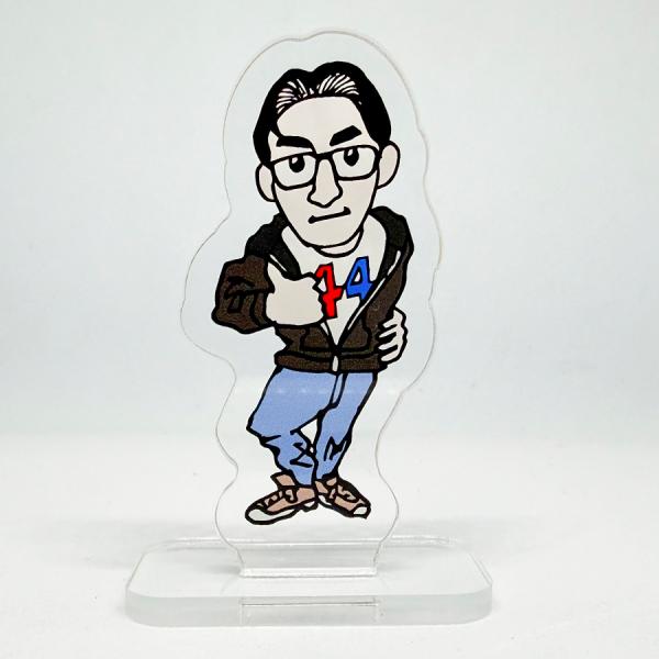 オリジナル　アクリルスタンド　ミニ四駆ショップ44　サイズ　本体　約H60mm×W28mm　台座　約38mm×20mm