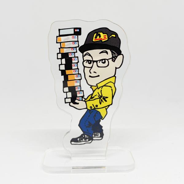 オリジナル　アクリルスタンド　コヤサイズ　本体　約H60mm×W34mm　台座　約38mm×20mm