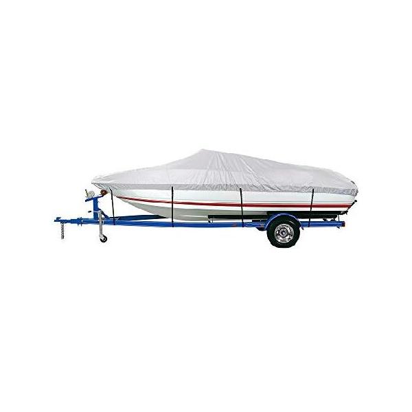 iCOVER Trailerable Boat Cover- 14'-16' Heavy Duty Waterproof Boat Cover, Fits V-Hull,Fish&amp;Ski,Pro-Style,Fishing Boat...