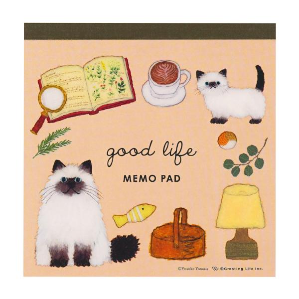 絵本作家としても活躍中のイラストレーター、米津祐介さんデザインのスクエアメモ。お買い物メモや伝言メモ、TODOリストなど様々な用途に使えます。ネコ/ペルシャネコ/読書/暮らし/【アーティスト紹介】イラストレーター:米津 祐介・1982年東京...