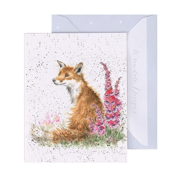 活き活きとした動物たちのミニカード。カードの内側は白無地なので、アレンジ自在♪ちょっとしたメッセージを送ったり、プレゼントに添えるのに便利です。『Wrendale Designs（レンデールデザイン）』イギリスの人気アーティスト「ハンナ・デ...