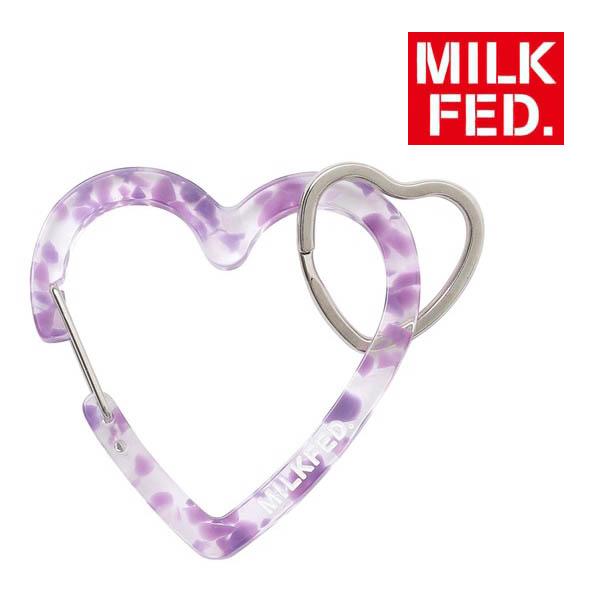＼限定アイテム／MILKFED.で人気のハート型カラビナから新色が発売！！今までにないパープルカラーが目を惹くデザイン■リュックやショルダーバッグのアクセントに◎■キーリング付きなので、お持ちの鍵やキーホルダーとカスタマイズするのもおすすめ...