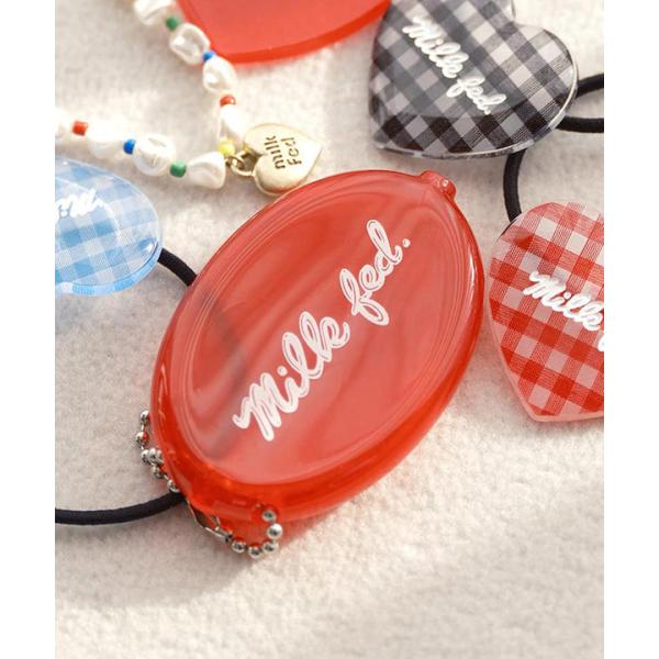 ＼＼透明感のあるラバー素材がレトロ可愛いMILKFED.ロゴデザインのコインパース／／■クリアレッドのカラー、やわらかいラバー素材を使用したコインケース■アメリカの雑貨屋さんで売っているようなレトロな雰囲気■MILKFED.で過去に人気だっ...