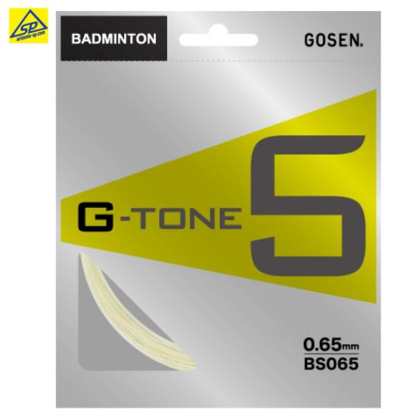 商品名：バドミントンガット G-TONE series  G-TONE 5 ジー・トーン ファイブ品   番：BS065カラー：ナチュラル (BS065NA)ライムグリーン (BS065LG)イエロー (BS065Y)ブラック (BS065...