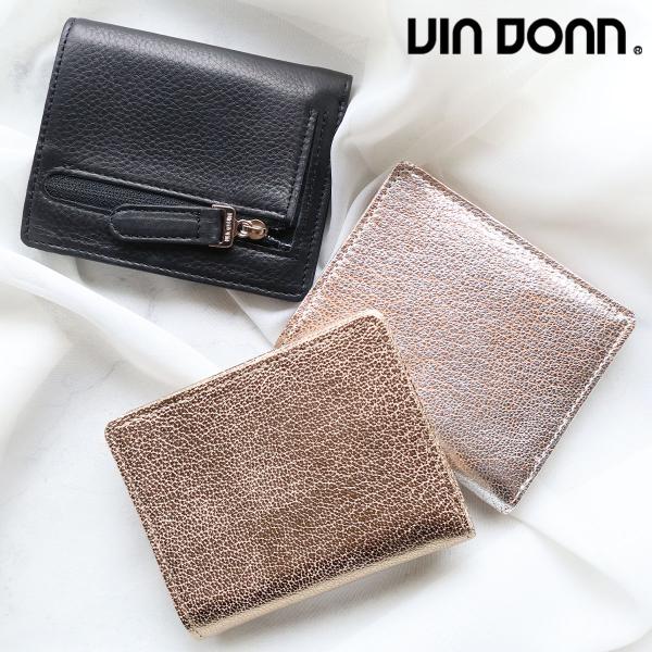 VIA DOAN ヴィアドアン 二つ折り財布 薄型 本革 仔牛革 山羊革 日本製 710ブラックは、高級なソフトキップの牛革を使用しており、使うほどツヤが出て経年変化を楽しめます。シルバー＆ゴールドは、山羊の革らしいキメ細やかなシボ感が特徴...