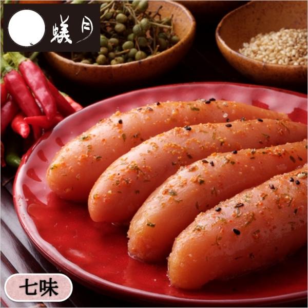 辛味に七味を使用することで、複雑で深みのある辛さを生みました。【名称】めんたいこ【原材料名】すけとうだらの卵巣(ロシア)、発酵調味料、食塩、合わせ出汁(焼きアゴ、昆布)、唐辛子、ちんぴ、ごま、あおさ、けしの実、麻の実、山椒／甘味料(ソルビッ...