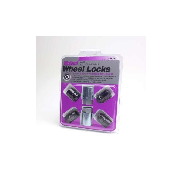 メーカー希望小売価格(税込)：￥10,780 備考：MCG-34212DH種別：袋ナット（黒） / シート形状：テーパー / キー数：2 / ネジ径×ピッチ：M12×1.25 / 全長：32.5 / ネジ部深さ：25.5 / キー外径：27...