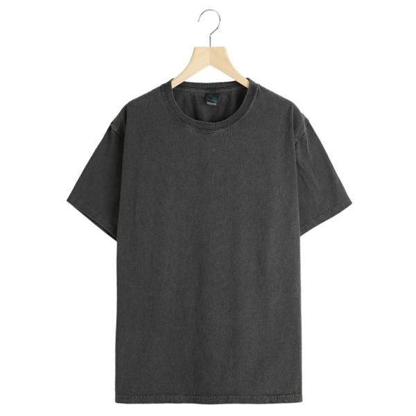 正規品 クルーネックティーシャツ ピグメントティーシャツ ハンソデティーシャツ 5.5オンス ベーシック ベストサイズ USAコットン レギュラーフィット