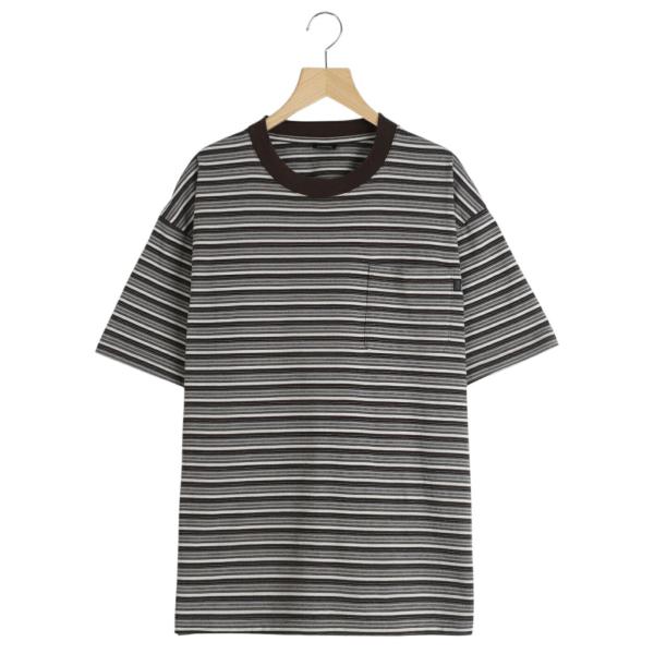 ブランド定番の天竺ボーダーを、非常に細かなピッチで表現したオリジナル柄のポケットTシャツです。細かなボーダーが上品で使いやすく、胸ポケットが程よいアクセントに。素材には厚みがありながらも肌離れの良いコットン100％の天竺生地を使用し、快適な...