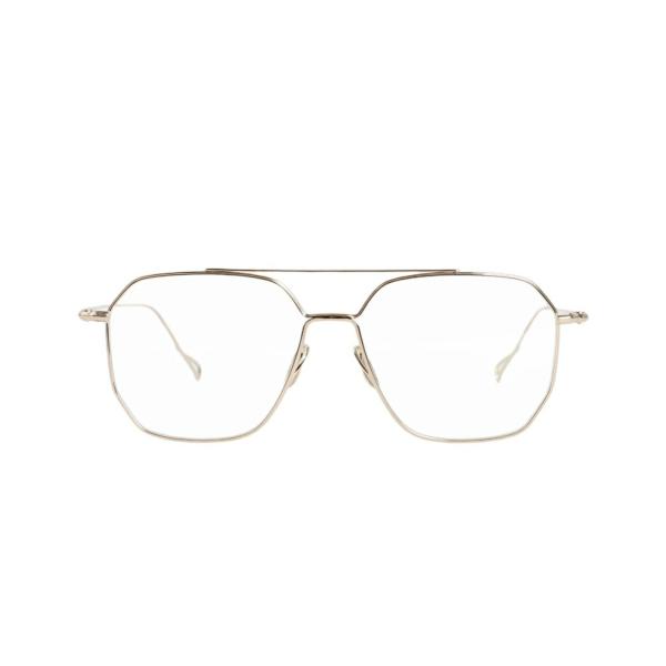 YUICHI TOYAMA.のダブルブリッジ「Kepes」は、ビッグシェイプのアビエーター型をモダンに再解釈したユニセックスモデル。代表的なダブルダッチ構造とエッジの効いたシェイプで、知的かつ上品な存在感を演出。調整可能なクリングス式メタル...