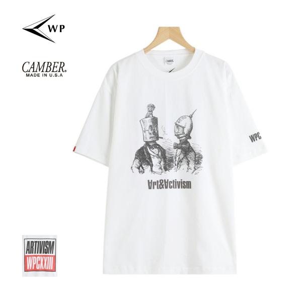 WP人気デザインを、アメリカ製CAMBER “Max-Weight” ボディで再登場させたヘビーウェイトTシャツ・フロント／バックともにヴィンテージプリントの風合いを忠実に再現・アメリカ・ペンシルバニア州老舗ブランド CAMBERの8オンス...