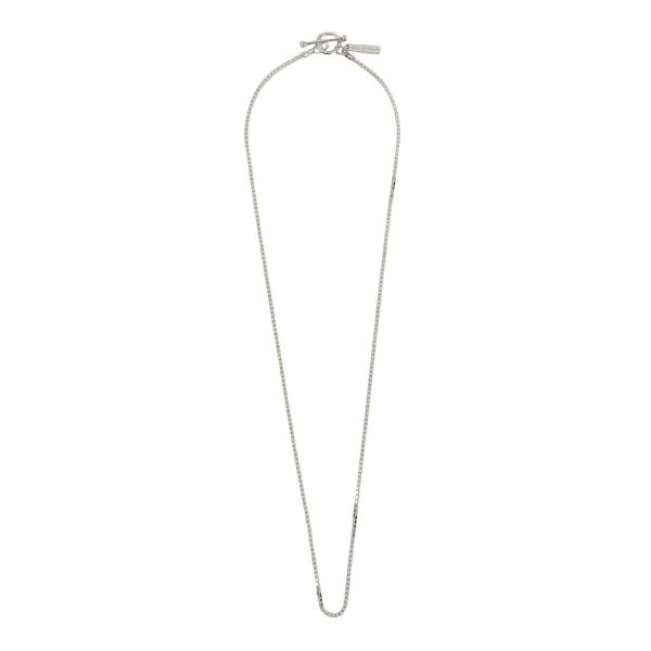 メキシコ・タスコでハンドメイドされた《XOLO JEWELRY》のシルバーネックレス。ベネチアンチェーンならではの重厚感と滑らかな面が光を受けて輝き、Silver925の白銀の艶が知的で上品な印象を演出します。シンプルでほどよい光沢がコーデ...