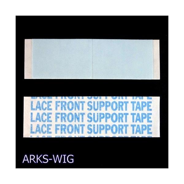 かつら用両面テープ　2.5cm×7cm　20枚10日ほどでの交換が目安となります。非常に強いテープです。商品名のとおり、レース素材(薄いメッシュ状のネット)の生え際に適した強くて薄いテープです。