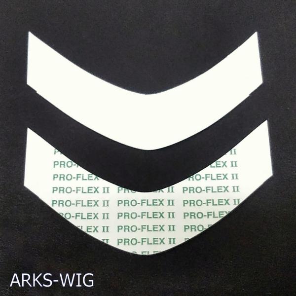 かつら用両面テープ　2.2cm×7.6cm　20枚10日〜14日ほどでの交換が目安となります。非常に薄く強力で、レース素材(細かいメッシュ状のネット)の使用に最も適しています。