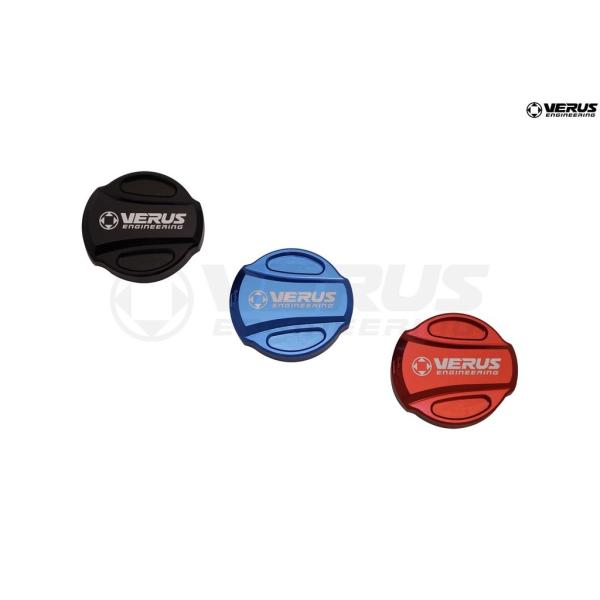 VERUS ENGINEERING：SUBARU FA20/EJ系：RLA Oil Cap■OVERVIEW：概要純正オイルキャップを、アメリカ製のアルミ削り出しキャップに交換。カラーバリエーションは3色で、エンジンルームを彩ります。取り付...