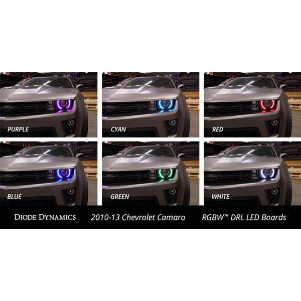 カマロRSの純正ヘッドライトリングをマルチカラーにするためのLEDキットです。オプションのRGBWのコントローラーも付属となっております。装着には殻割りが必要です。■What's Included：商品内容LEDボード左右2セット防水ドライ...