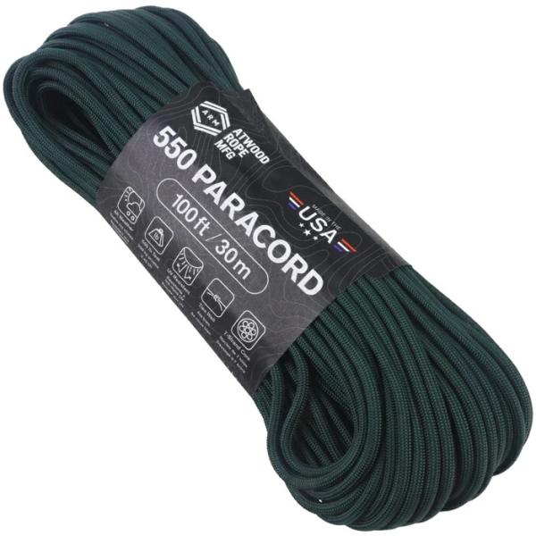 アトウッド ロープ/ATWOOD ROPE MFG ハンター 7Strand パラシュートコード/パラコード 30M 耐加重250Kg  キャンプなどに