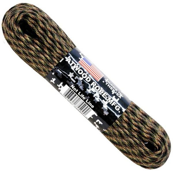 アトウッド ロープ/ATWOOD ROPE MFG リフレクティブ 反射  グランドウォー 7Strand パラシュートコード/パラコード 30M 耐加重250Kg  キャンプなどに