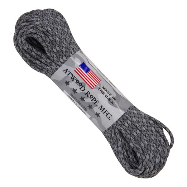 丈夫 高品質 アトウッド ロープ/ATWOOD ROPE MFG チタニウム 7Strand パラシュートコード/パラコード 30M 耐加重250Kg キャンプなどに