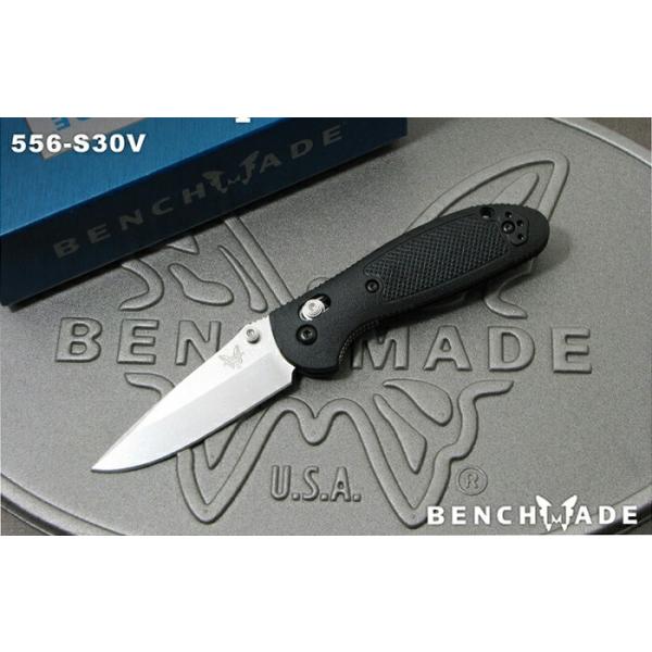 爆買 ベンチメイド 556-S30V ミニ・グリップティリアン シルバー直刃 ,折り畳みナイフ BENCHMADE【日本正規品】