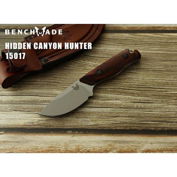 爆買 ベンチメイド 15017 ヒドゥン キャニオン ハンター ウッド ,シースナイフ ,BENCHMADE Hidden Canyon Hunter【日本正規品】