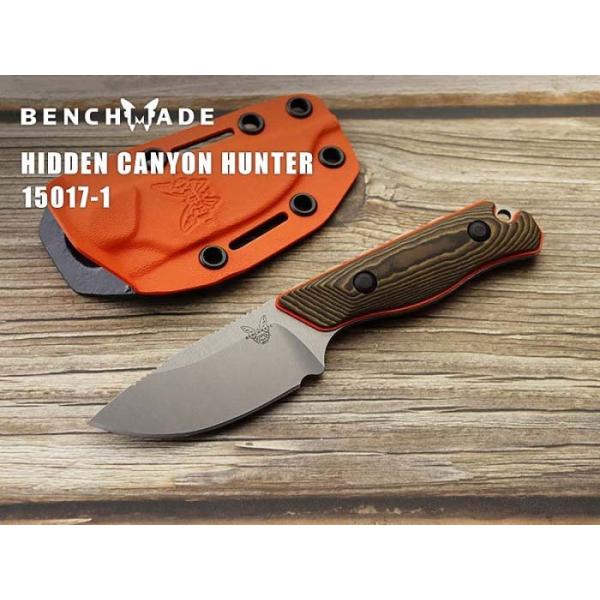 爆買 ベンチメイド 15017-1 ヒドゥン キャニオン ハンター S90V リッチライト ハント,シースナイフ ,BENCHMADE Hidden Canyon Hunter