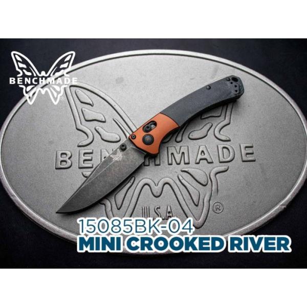 爆買 ベンチメイド ミニクルックドリバー マグナカット 15085BK-04 BENCHMADE MINI CROOKED RIVER MAGNACUT