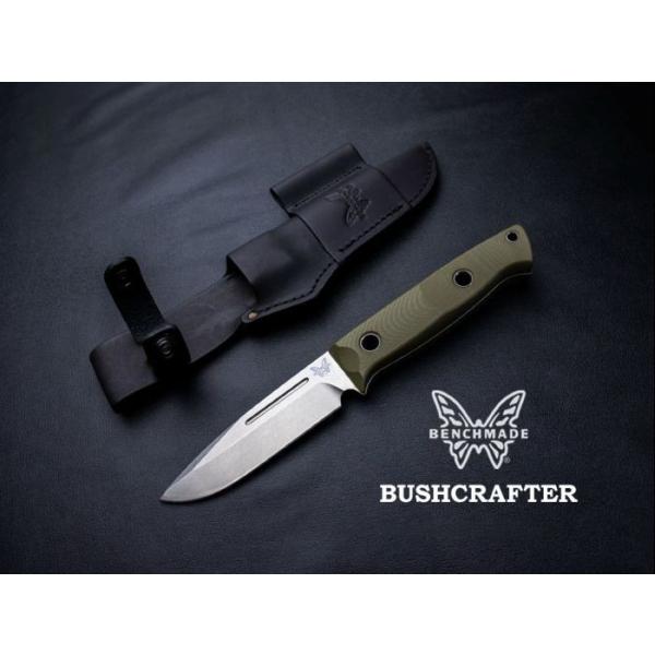 爆買 ベンチメイド 163-1 ブッシュクラフター オリーブドラブグリーン BENCHMADE BUSHCRAFTER ブッシュクラフトナイフ S30V G10