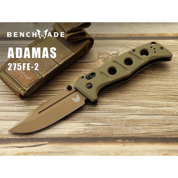 爆買 ベンチメイド 275FE-2 アダマス アース-OD 折り畳みナイフ ,BENCHMADE Adamas Flat earth coating【日本正規品】