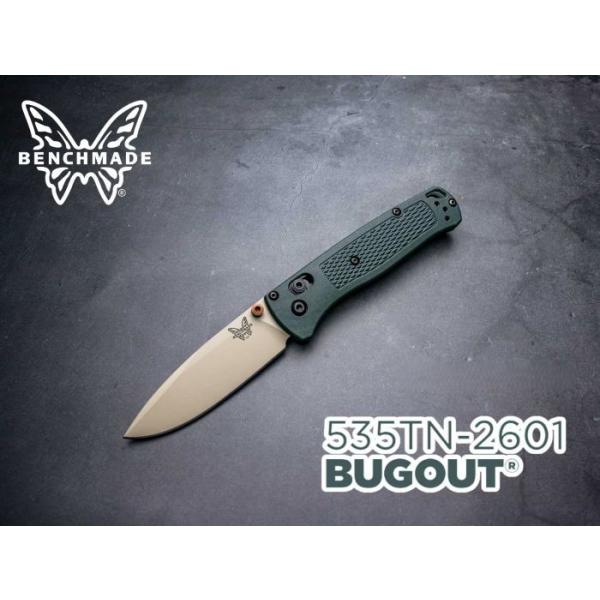 爆買 ベンチメイド バグアウト タイガグリーン 535TN-2601 BENCHMADE BUGOUT TAIGA GREEN GRIVORY