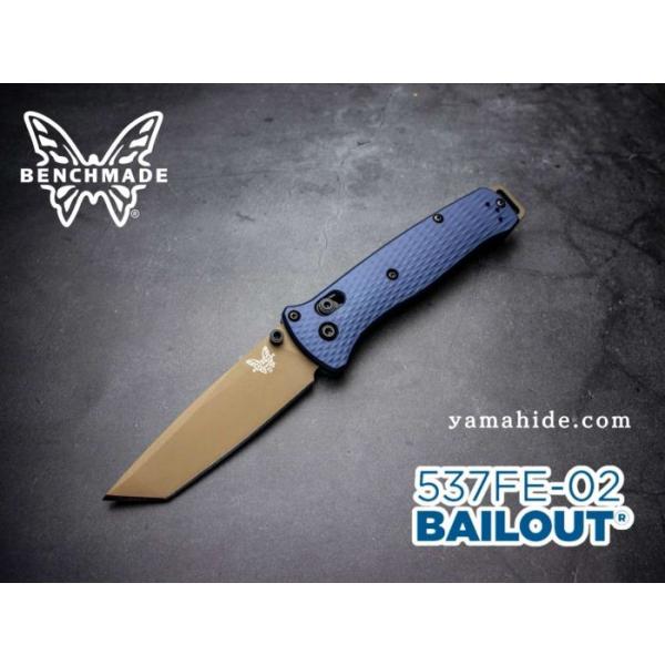 爆買 ベンチメイド ベイルアウト クレーターブルー アルミニウム 537FE-02 BENCHMADE BAILOUT CRATER BLUE ALUMINIUM