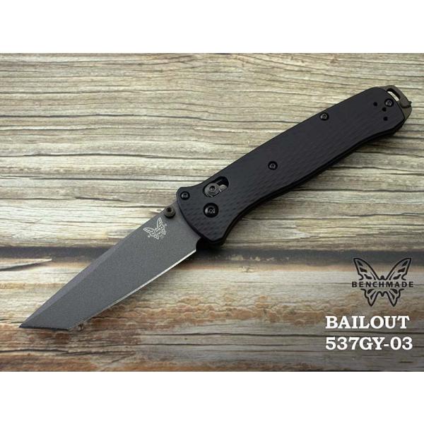 爆買 ベンチメイド ベイルアウト 直刃 折りたたみナイフ 537GY-03 BENCHMADE BAILOUT【日本正規品】