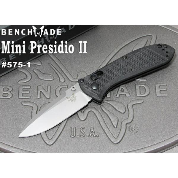爆買 ベンチメイド 575-1 ミニ プレシディオ2 ウルトラ /シルバー直刃 ,折り畳みナイフ,BENCHMADE MINI PRESIDIO II ULTRA