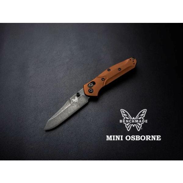 爆買 ベンチメイド 945BK-03 ミニ オズボーン ブラック 直刃,アルミニウム 折り畳みナイフ,BENCHMADE MINI OSBORNE Folding Knif