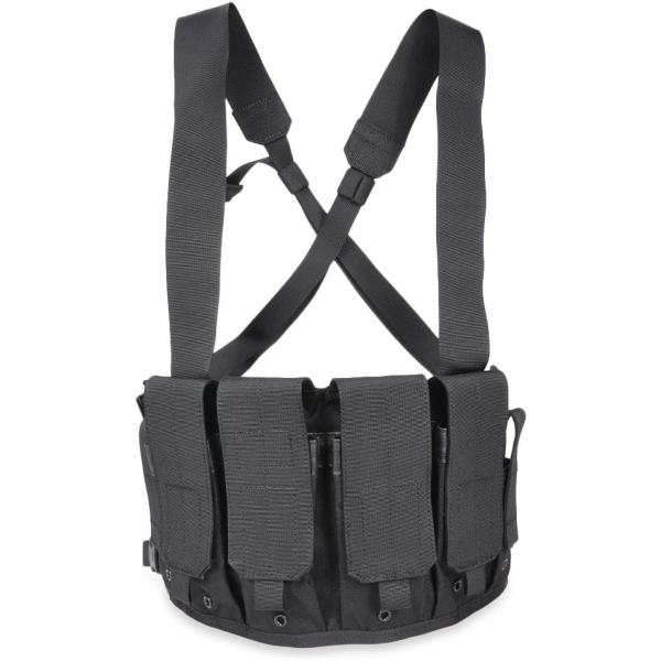 ブラックホーク 55PC01BK チェストリグ ブラック M16./M4/AK47マグポーチ BLACKHAWK