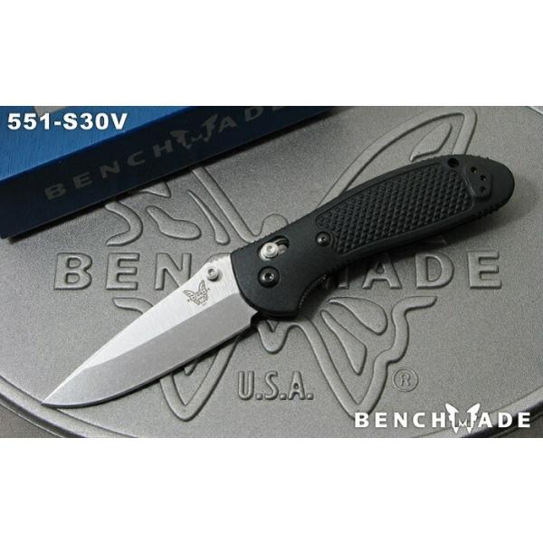 爆買 ベンチメイド 551-S30V グリップティリアン シルバー直刃 ,折り畳みナイフ ,BENCHMADE Griptilian【日本正規品】