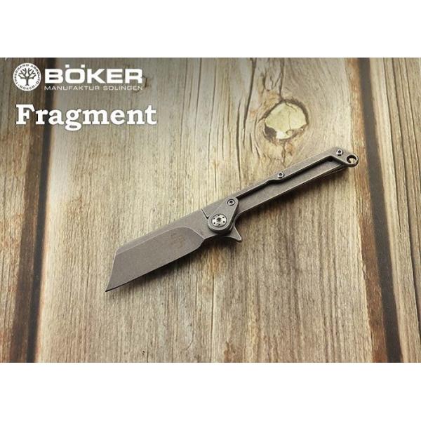 ボーカー プラス 01BO660 フラグメント スリップジョイント 折り畳みナイフ,BOKER Plus Fragment Folding Knife【日本正規品】