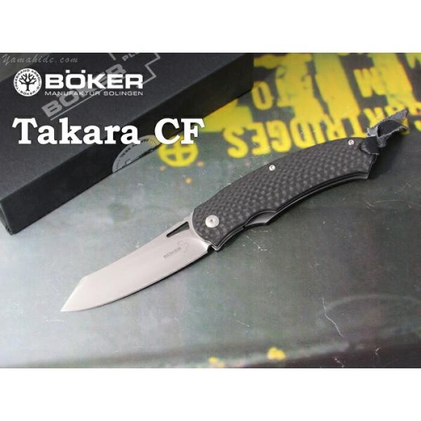 ボーカー プラス 01BO894 タカラ CF 折り畳みナイフ 松野寛生デザイン,BOKER PLUS Takara folding knife