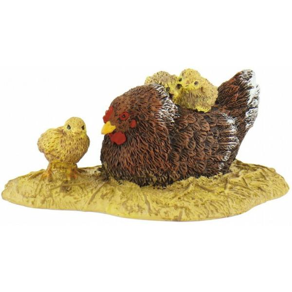【全商品・全在庫】【正規品】BULLYLAND(ブリーランド) ニワトリ 鶏とヒヨコ 62705