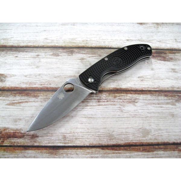 スパイダルコ /テネイシャス 直刃 8Cr13MoVステンレス鋼/G-10 ハンドル 折畳み ナイフ C122PBK Spayderco TENACIOUS Lightweight【メール便配送可】